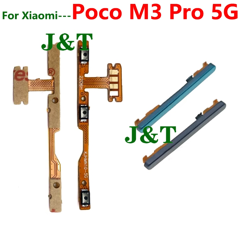 Power Volume Button On Off Side Buttons Flex Ribbon Cable For Poco M3 ...