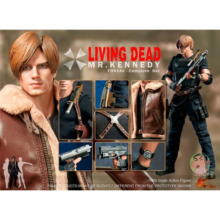Hot Heart FD014C 1/6 resident Evil Leon Scott Kennedy Jacket Suit ...