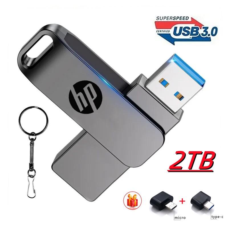 2TB USB3.0 high speed flash disk 1TB 512gb 256gb 128GB 64GB metal ...