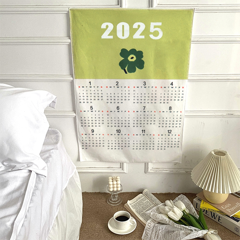 2025 Simple Hanging Cloth Making Plan Calendar Wall Decoration Hanging ...