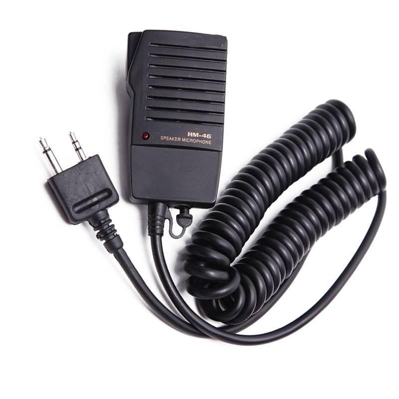 HM-46 Microphone Handheld Speaker Mic For ICOM IC-V8 V82 V85 IC-T2H T8A ...