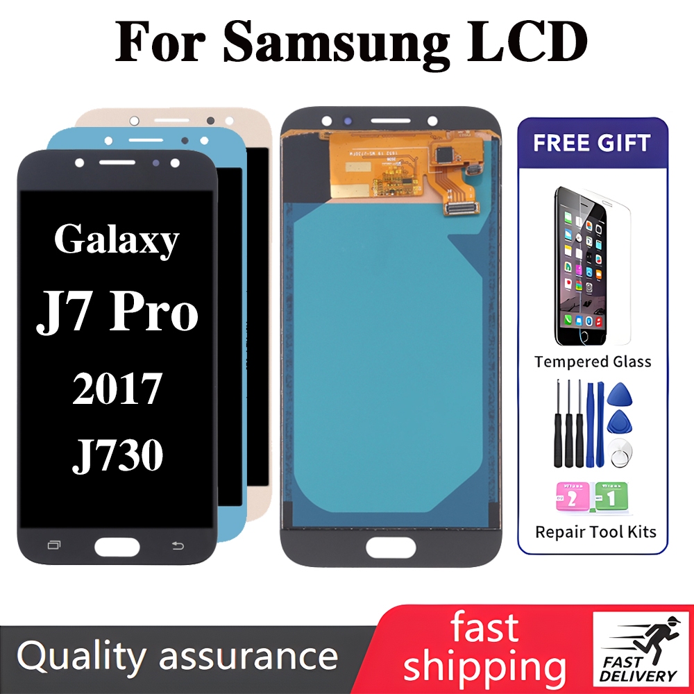 AMOLED LCD Monitor for Samsung Galaxy J7 Pro 2017 J730 SM-J730F J730FM ...