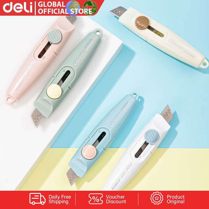 Deli Express Parcel Paper Knif Mini Cutter knife 1pc 2020 | Shopee ...