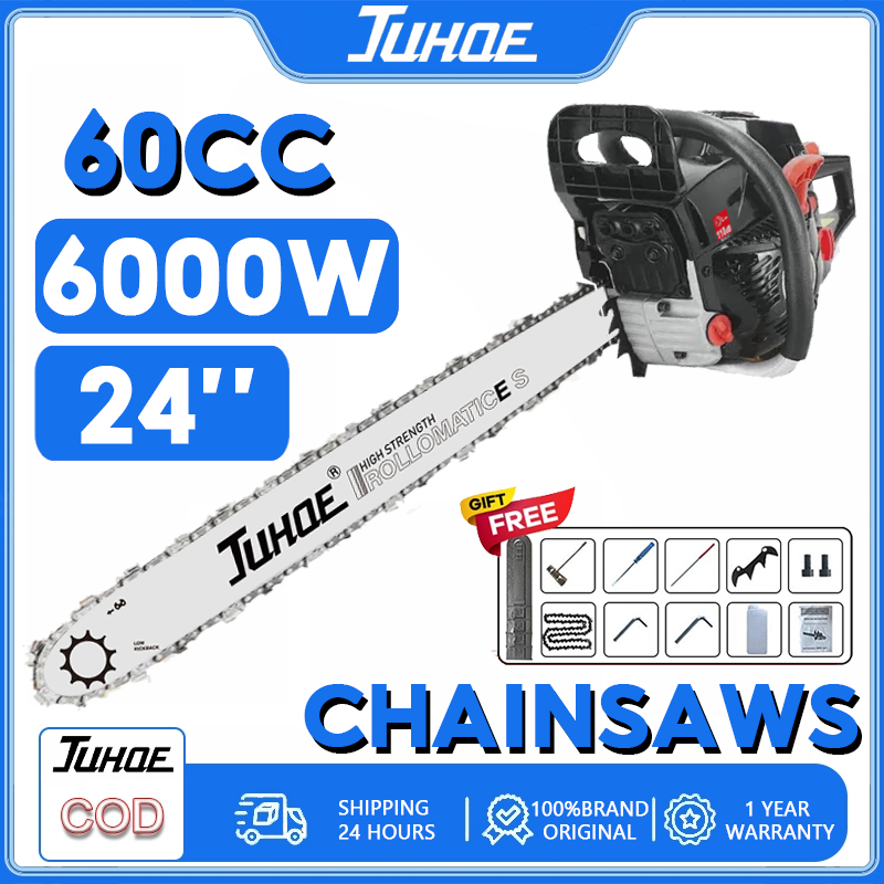 Gasoline Chainsaw 20/22/24 inches 9.8KW Original Portable Chainsaw High ...