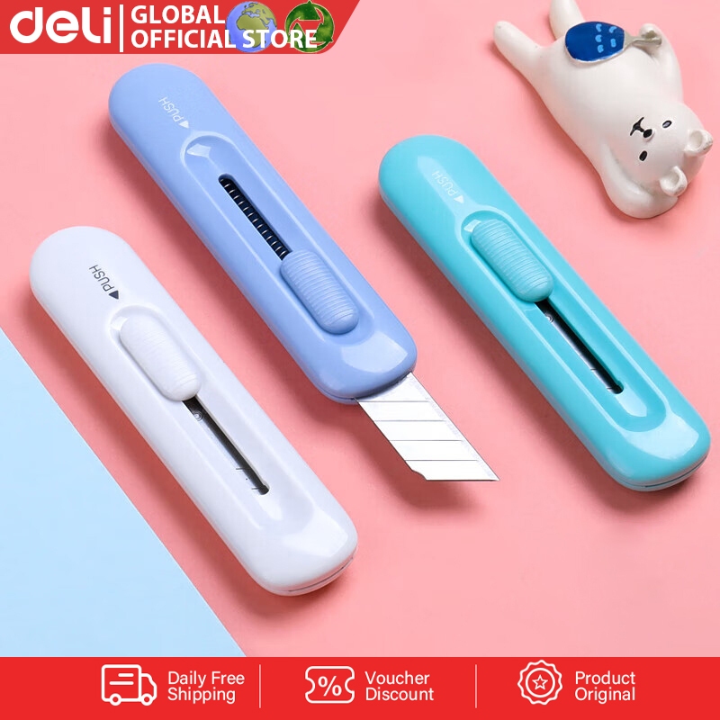 Deli Art Knife Mini Cutter Stationary Office School Supplies 2079 ...