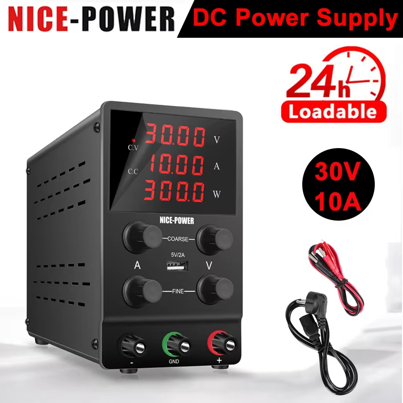 NICE-POWER 360W Bench Switching Power Supply 30V 10A 24V DC Adjustable ...