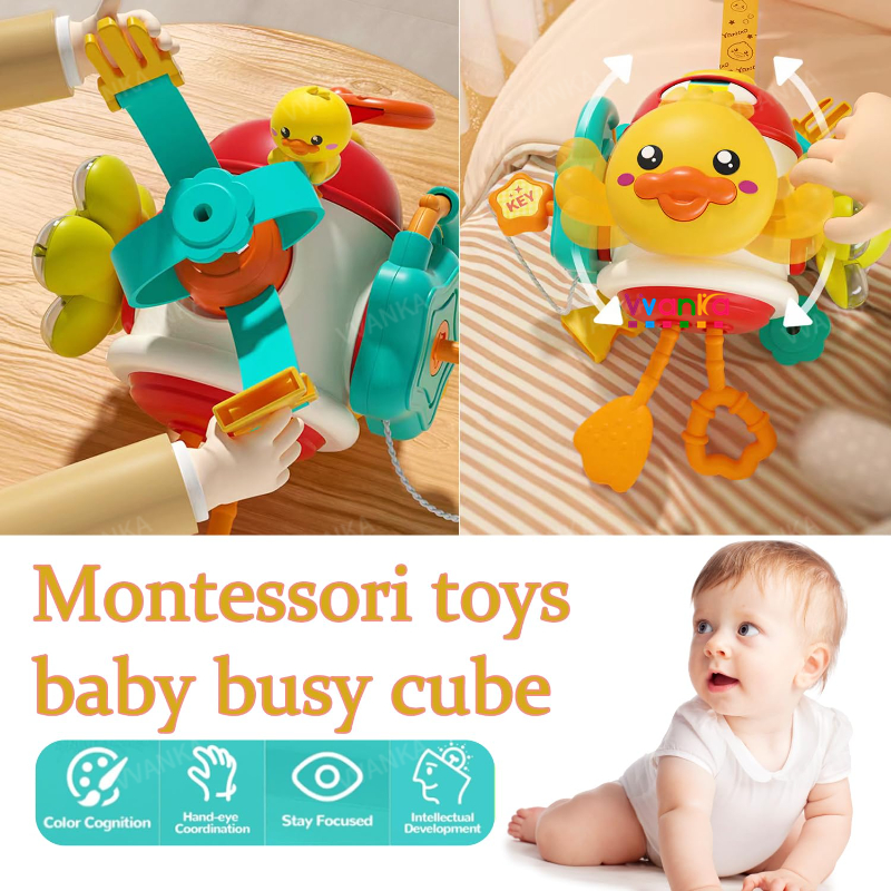 From PH Toddler Busy Cube Travel Toy Baby Sensory Toy Activity Busy ...