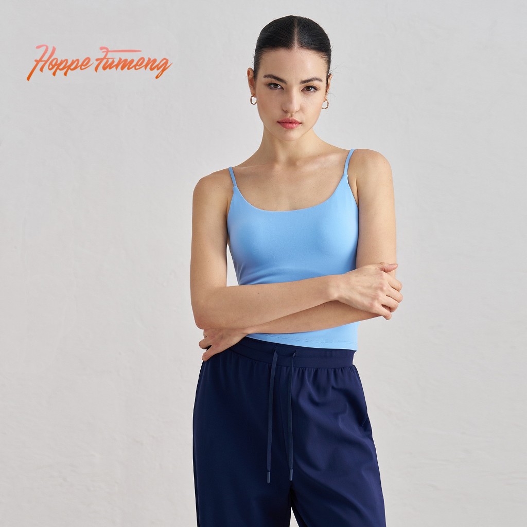 Hoppe Fumeng women's padded U shape simple temperament yoga bra ...