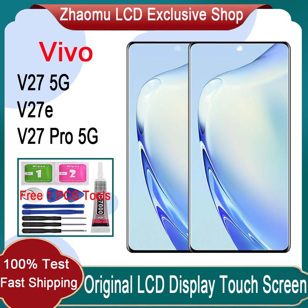 Original AMOLED Vivo V27 5G V27e V27 Pro 5G LCD Display Touch Screen Replacement | Shopee ...