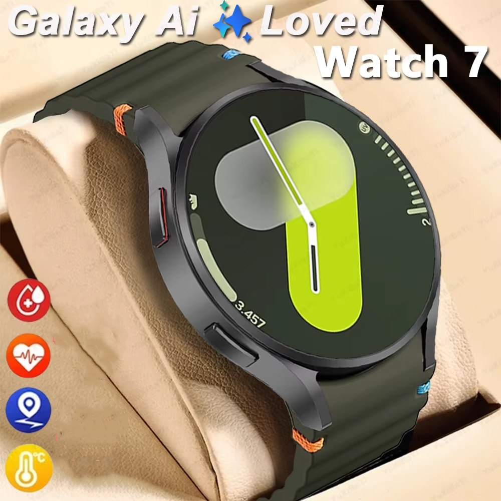 2024 New Galaxy Watch 7 Smartwatch Wireless Charging Bluetooth call VS ...