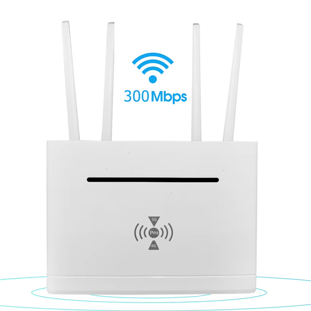 4G Modem Hotspot 300Mbps Wireless Home Router 4 External Antenna 4G SIM ...