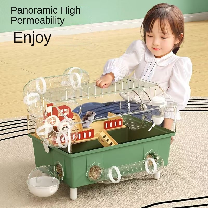 Luxury Hamster Cage Transparent Syria Hamster Cage Hamster Villa ...