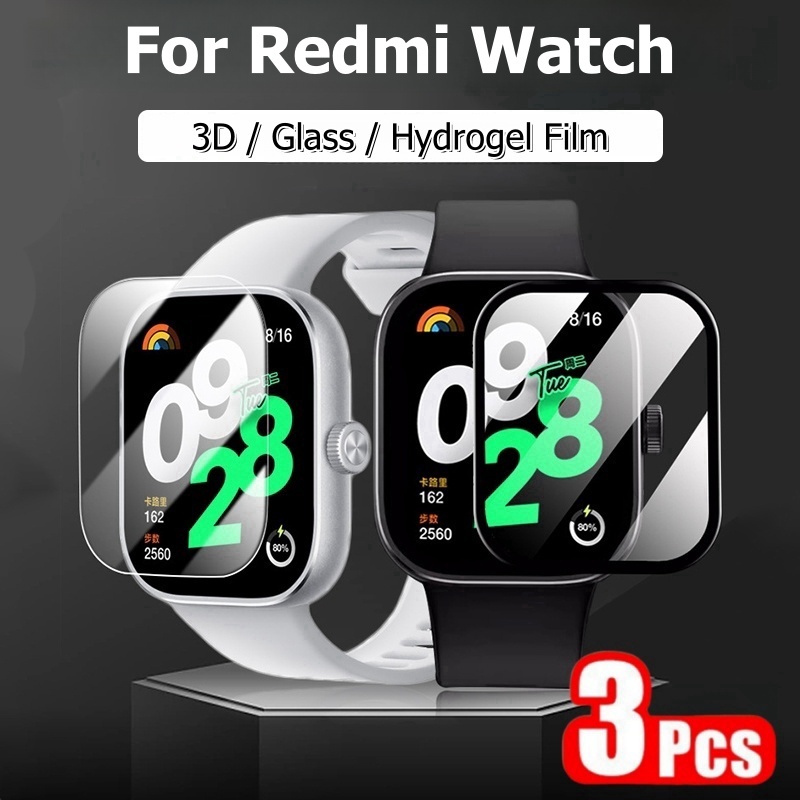 3Pcs Tempered Glass Film for Redmi Watch 4 5 3 Active 5 2 Lite Screen ...