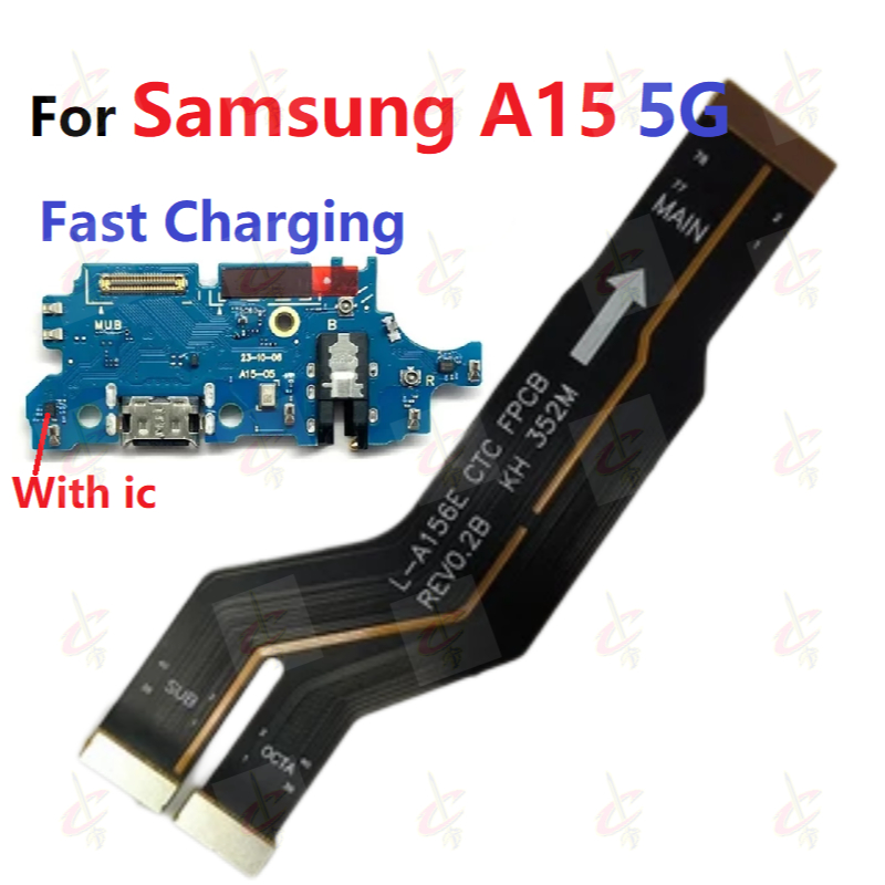 Charging board flex for Samsung Galaxy A15 5G 4G Main board Mainboard ...
