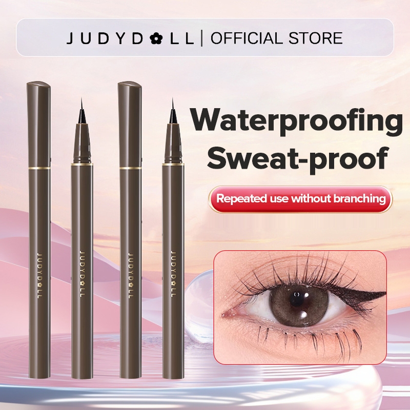 JUDYDOLL Slim Liquid Eyeliner Ultra-Fine Skinny Waterproof Quick-Drying Long-Lasting | Shopee ...