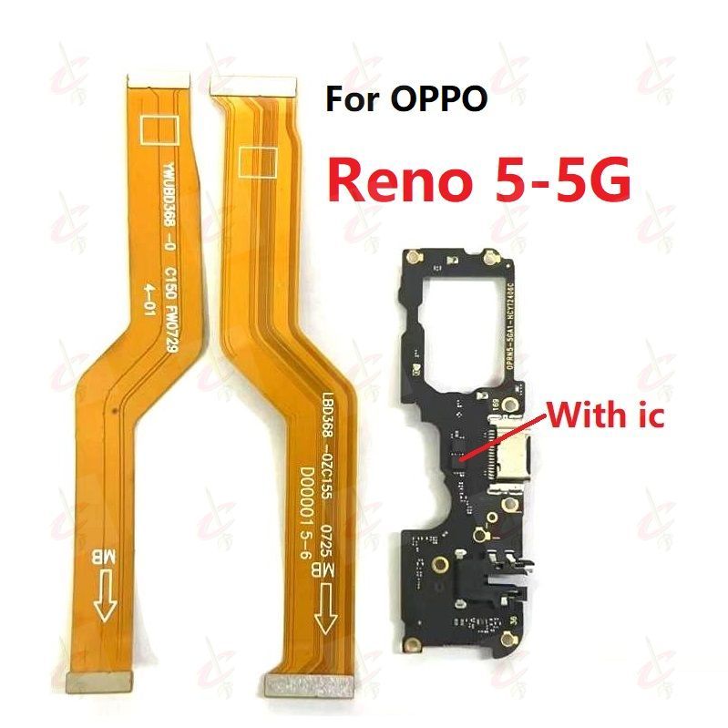 Charging board flex for OPPO Reno 5 5G Main board Mainboard flex cable ...