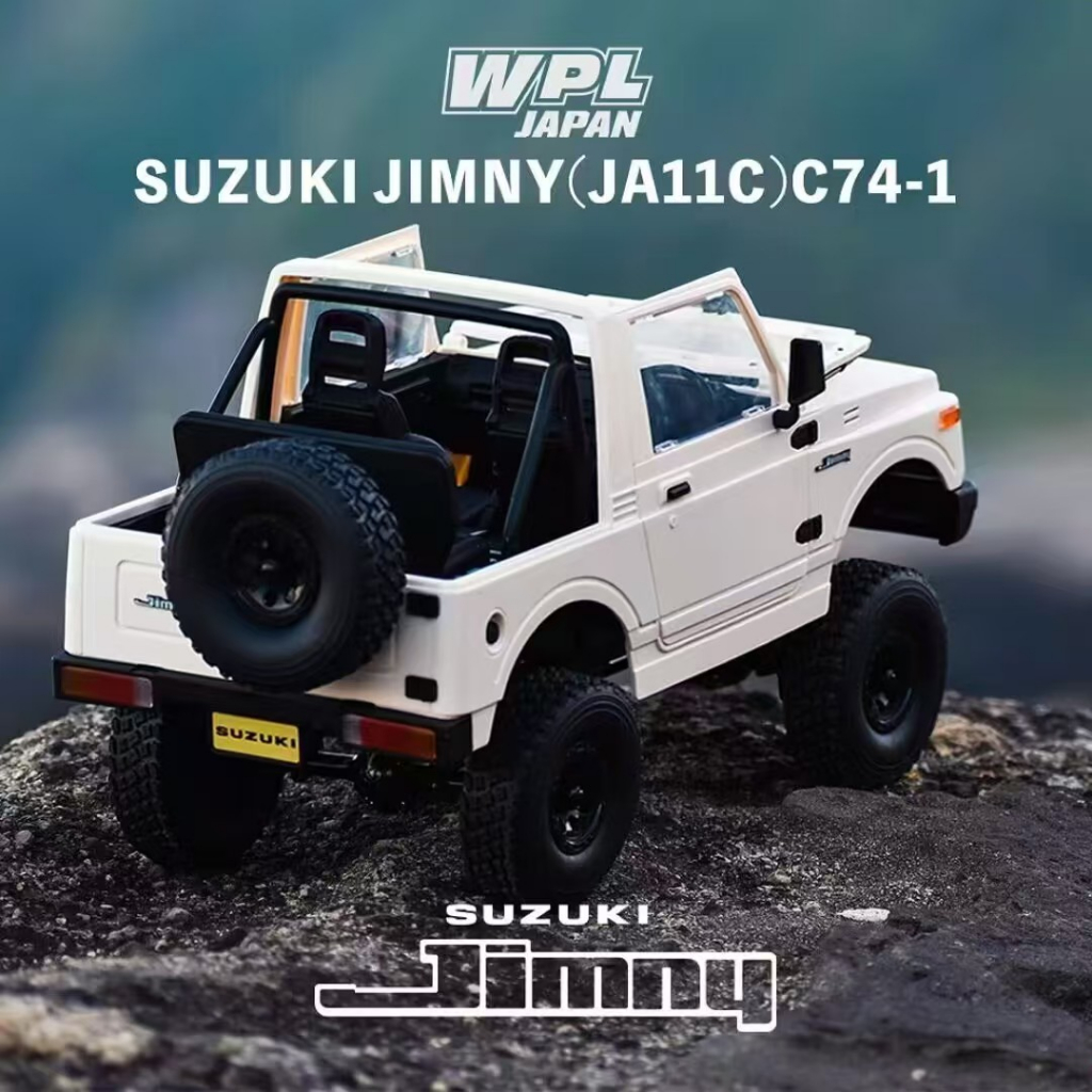 (Ready stock)WPL C74-1 1/10 2.4G 4WD RTR SUZUKI JIMNY Cabriolet RC Car ...