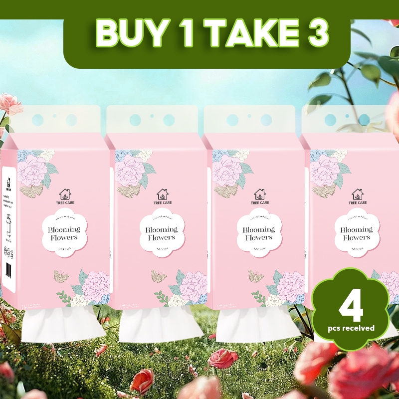 Pink Blooming Flowers tissue 【1/2/3/4 packs】hanging pull down soft ...