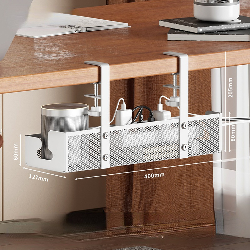 Under table cable organizer rack Grid line organizer Under Desk Cable ...