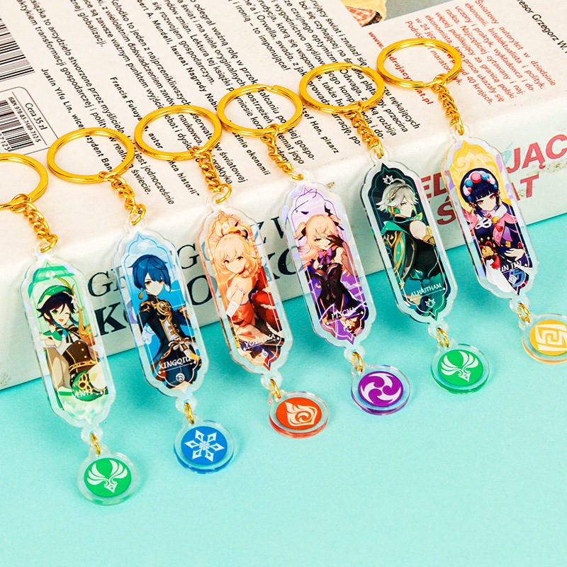 Acrylic Keychain Stand Custom Pendant Couple Student Anime Star Cartoon ...