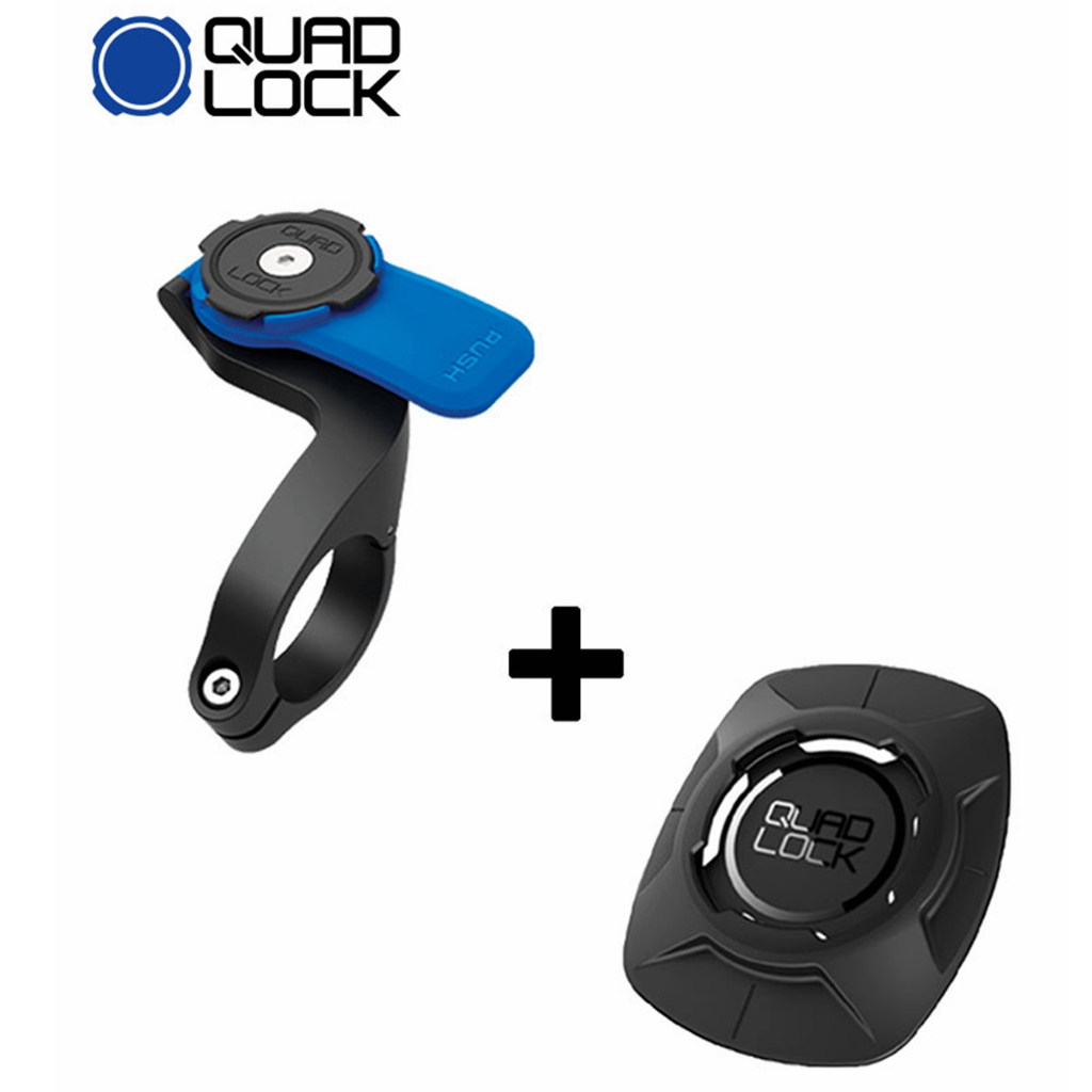 QUAD LOCK Out Front Mount with universal adaptor Cycling Phone Holder Bike Cellphone Holders ...