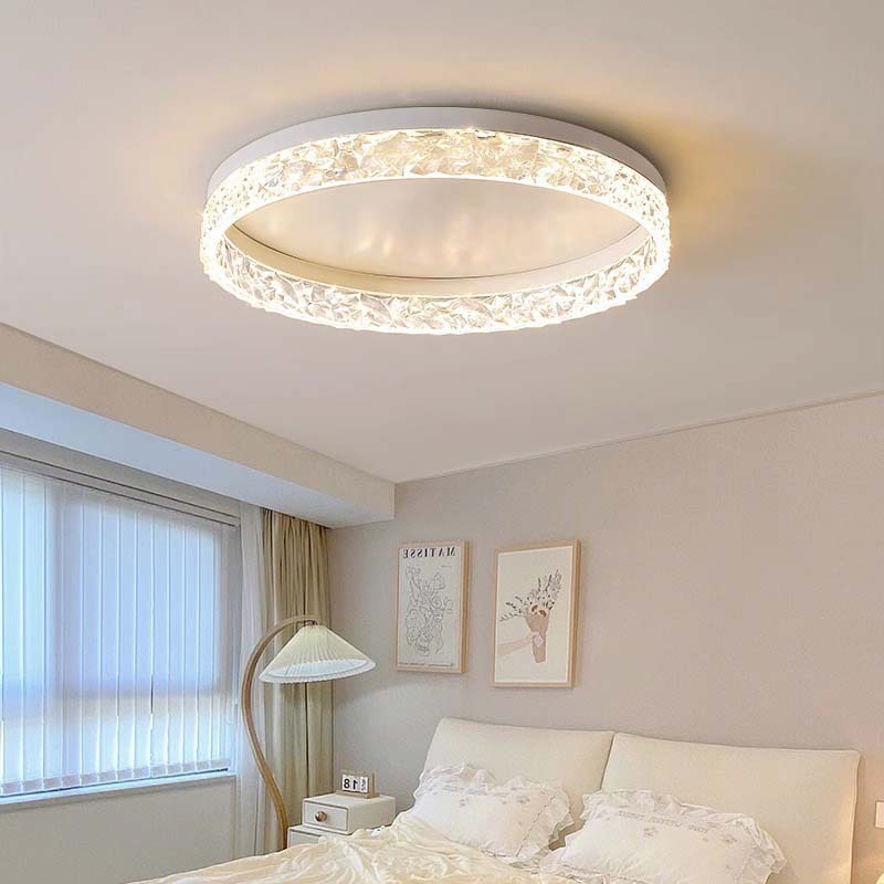 Cream wind bedroom light ceiling lamp simple warm and romantic master ...