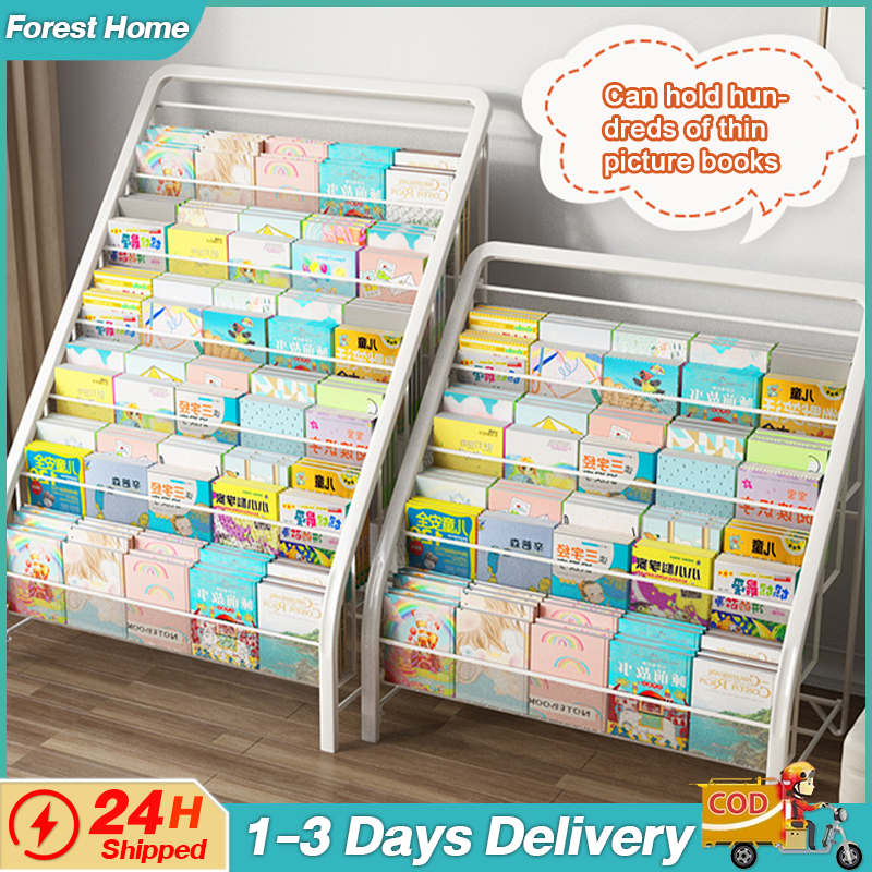 Kids Toy Storage Rack Children's Bookshelf Multi Purpose Display Stand ...
