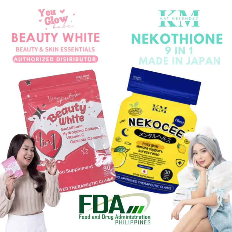 Neko by Kat Melendez NEKOCEE 30 Capsules | Beauty White 4in1 Collagen ...