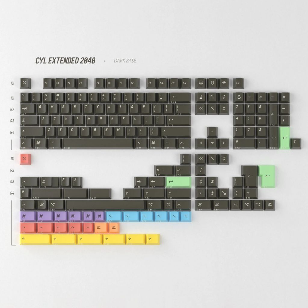 GMK CYL Extended 2048 Keycap sets | Shopee Philippines