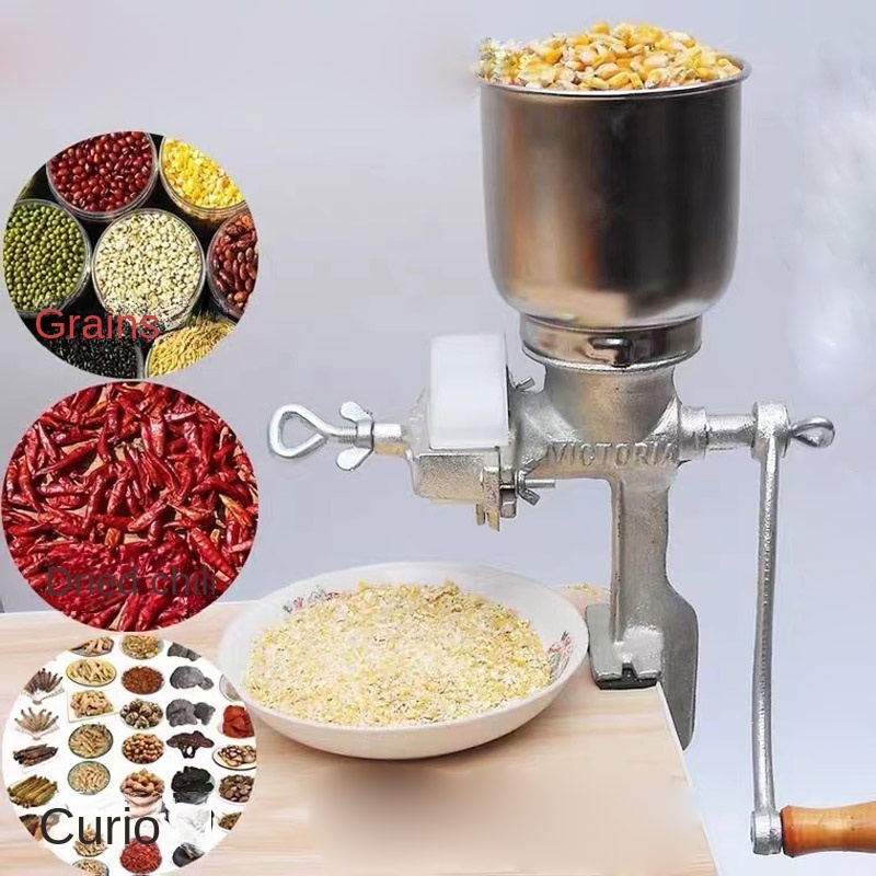 Corn MIll Corn Mill Rice Peanut Miller Manual Grinder Grain Blender ...
