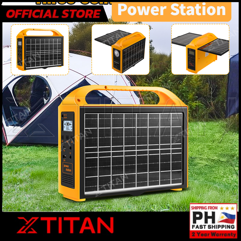 XTITAN 2 In 1 Solar Charging Power Station Portable 220v 200w Original Outdoor Powerbank Solar ...
