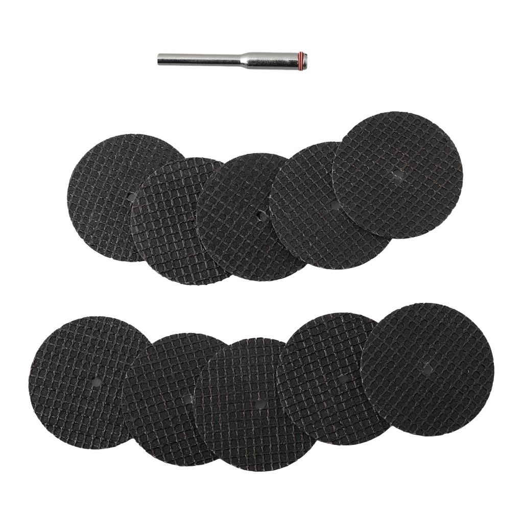 10Pcs 32MM Metal Cutting Disc with Mandrel, Versatile Rotary Tool ...