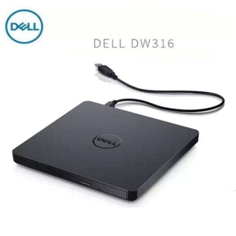 Dell USB Drive External DVD CD Player Universal for Laptop Desktop ...