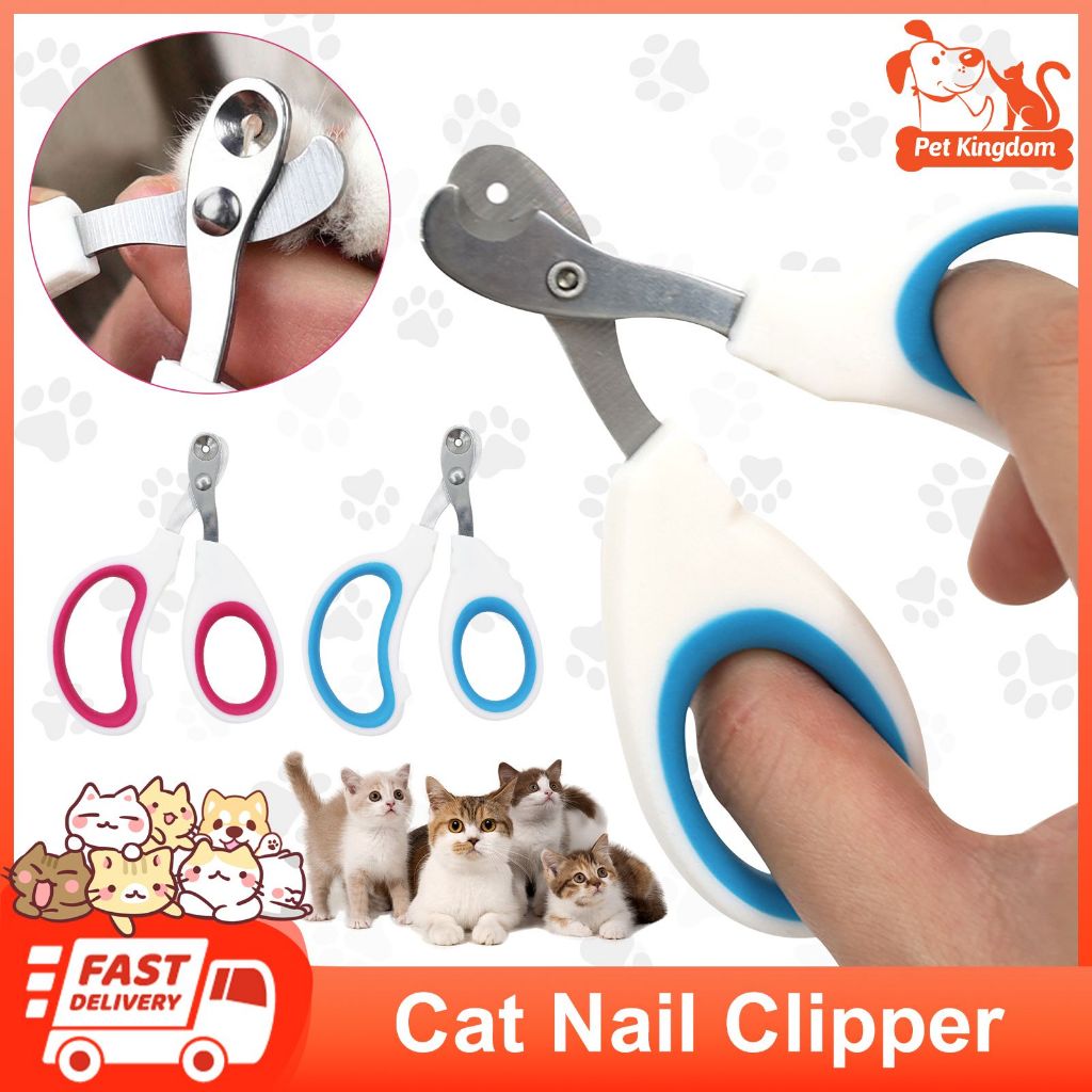 Pet Nail Cutter with Hole Cat Scissors Dog Cut Nail Cutter for Rabbit ...
