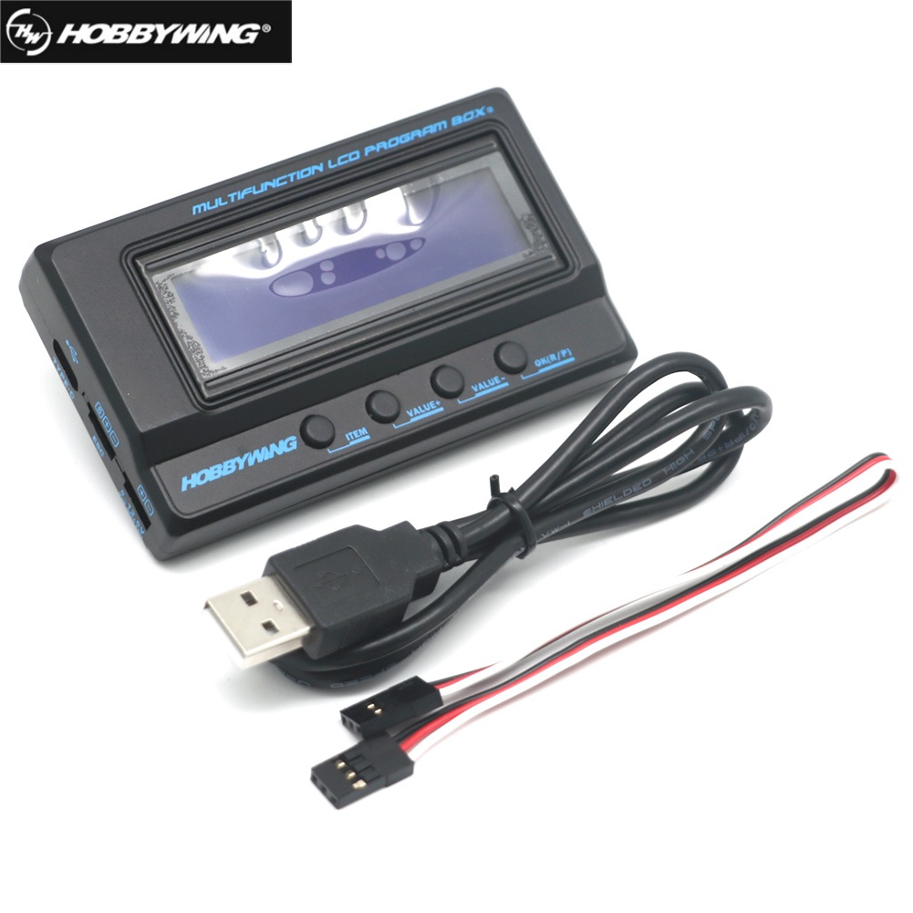 Hobbywing 3in1 Multifunction Professional LCD Program Box with Voltage ...