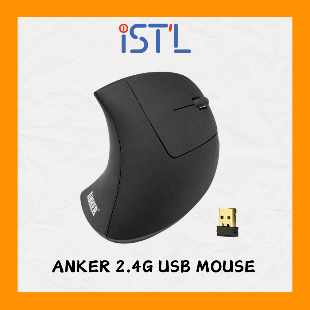 ANKER 2.4G USB WIRELESS VERTICAL MOUSE A7852Q11 | Shopee Philippines