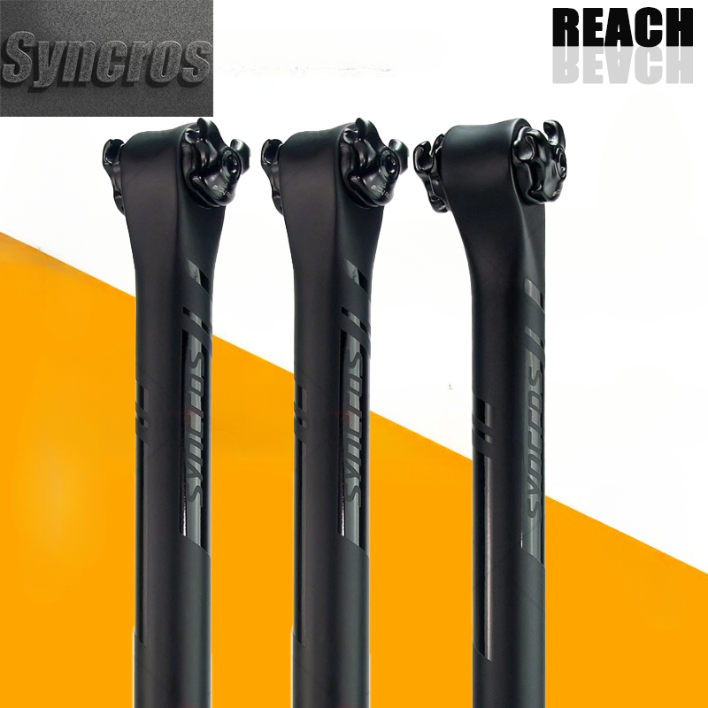 SYNCROS full carbon fiber seatpost half matte half gloss mountain bike ...