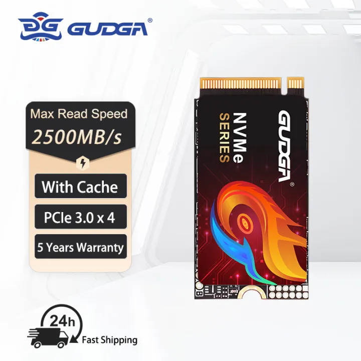 GUDGA M.2 PCIE3.0 NVMe SSD 128GB 256GB 512GB PCIE3.0*4 M.2 NVME 2242/2280 For Laptop Desktop ...