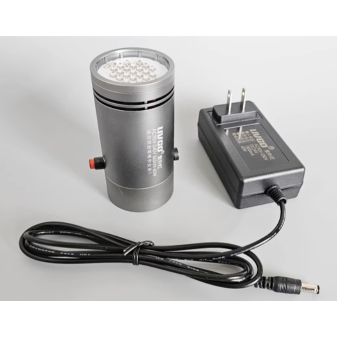 Handheld 60W Ultra high intensity air-cooled UV curing lamp 365nm/395nm ...