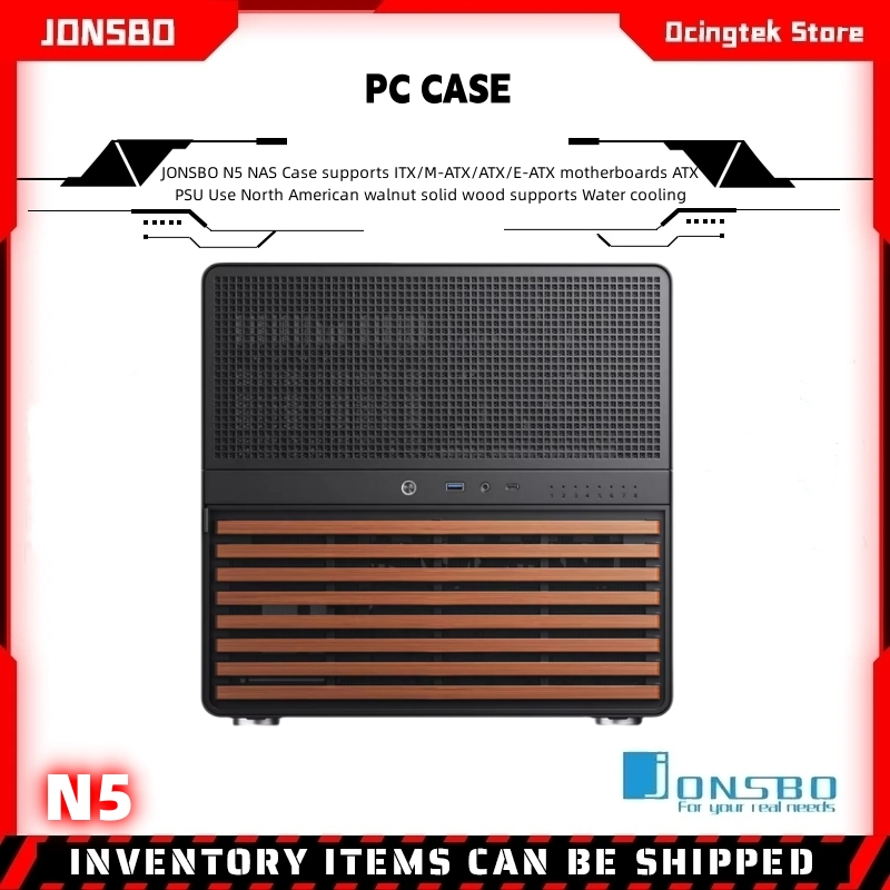 JONSBO N5 NAS Case supports ITX/M-ATX/ATX/E-ATX motherboards ATX PSU ...
