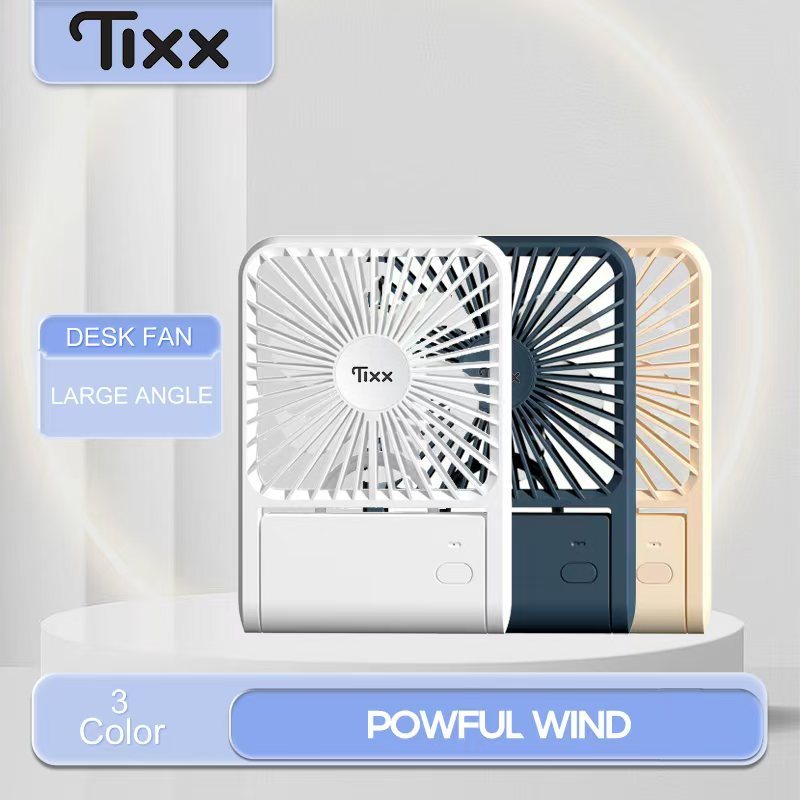 Tixx desk fan 3 speeds Wireless Type-c charging port hanging and ...