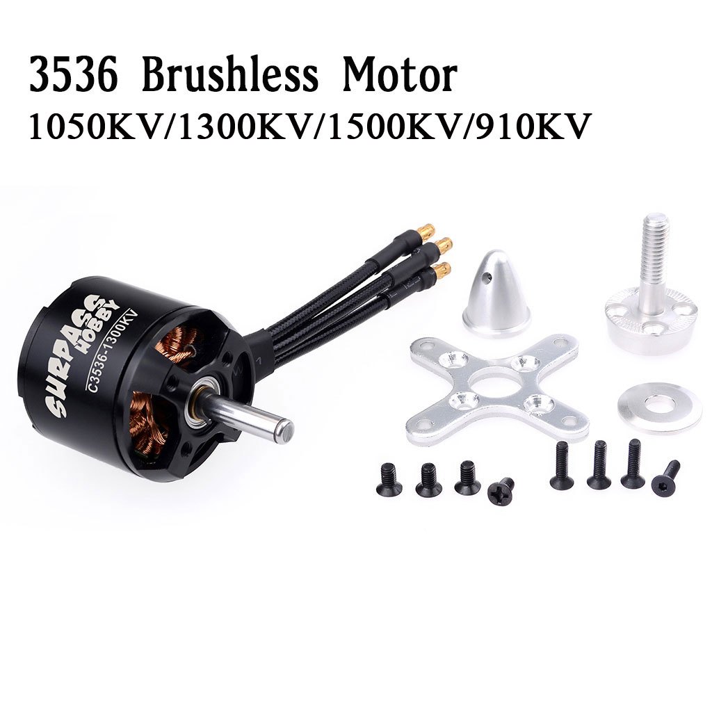 2814(3536) 1050KV 1300KV 14 Poles Brushless Motor for RC 1000g-1500g ...