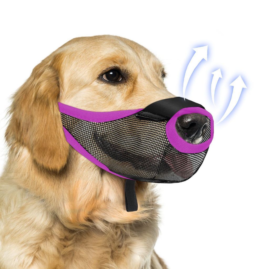 Breathable Dog Mouth Cover Anti-Bite Anti-Eating Pet Mask Suitable for ...