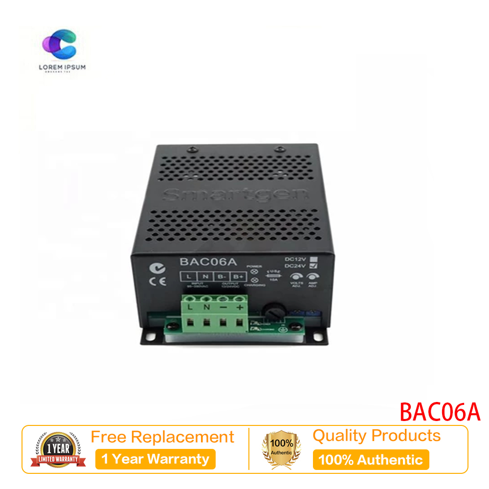 Original Smartgen BAC06A 12V 24V Intelligent Automatic Battery Charger ...