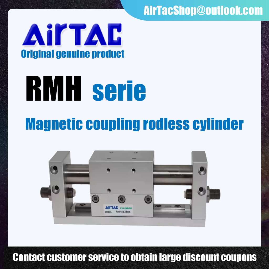 In stock Authentic Airtac RMH Series Magnetic Rodless Cylinder with linear guide | Shopee ...