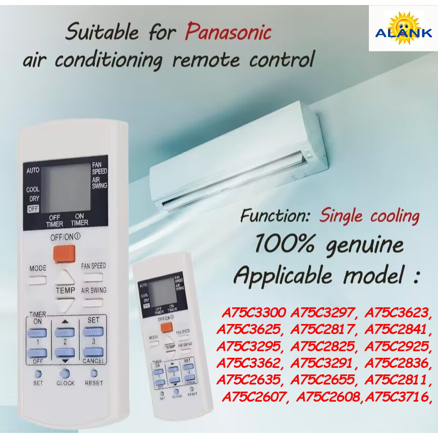 Suitable for Panasonic Air Conditioner Remote Control Refrigeration ...