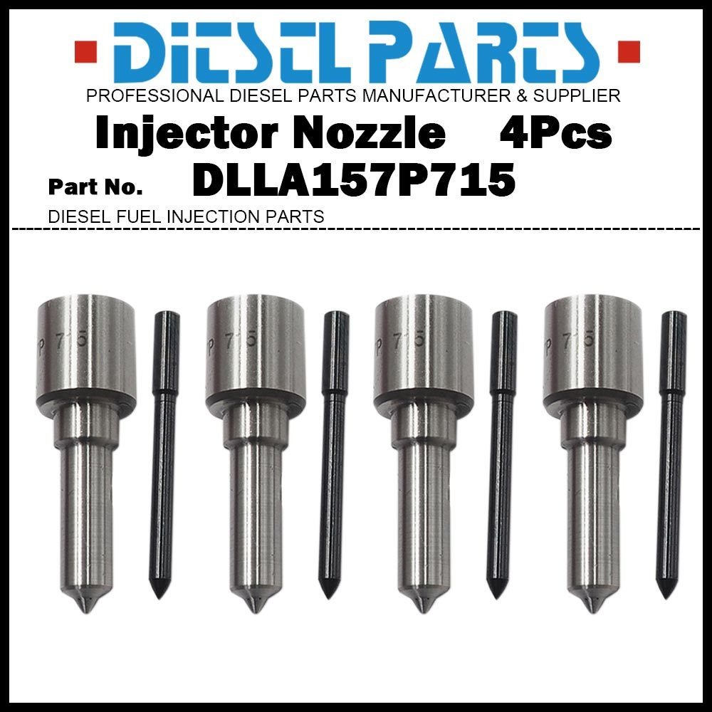 4Pcs Diesel Fuel Injector Nozzle Tips DLLA157P715 for Mitsubishi Fuso ...