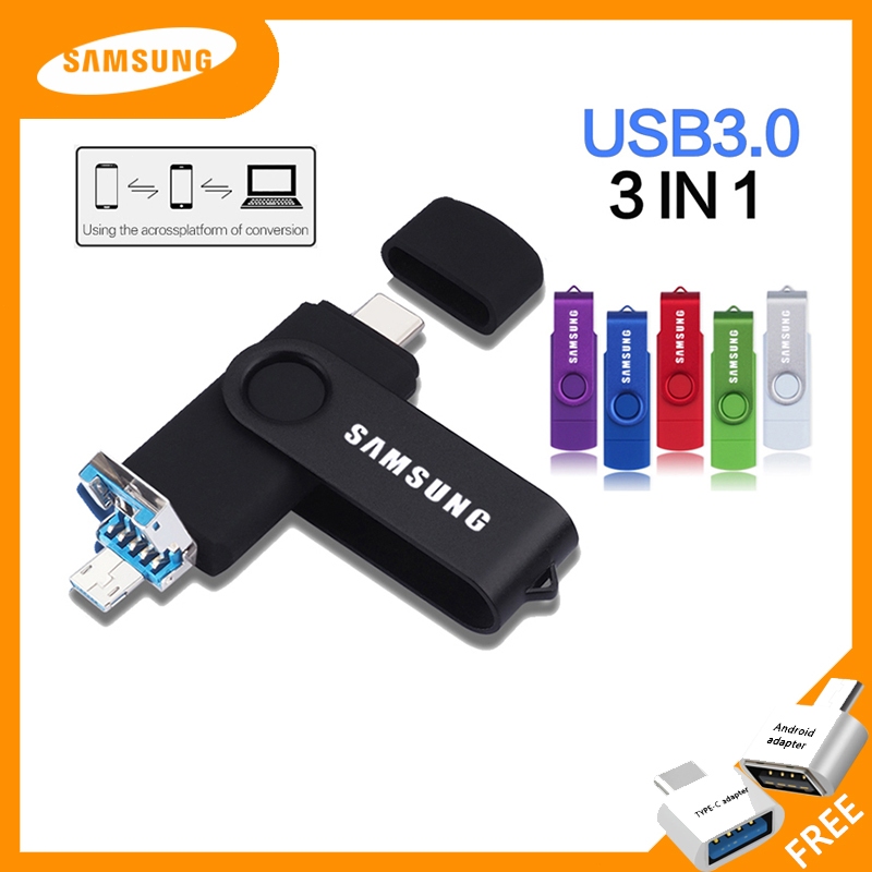 Samsung TYPE-C Three-in-One Flash Driver 2TB, 1TB, 512GB, 256GB, 128GB ...