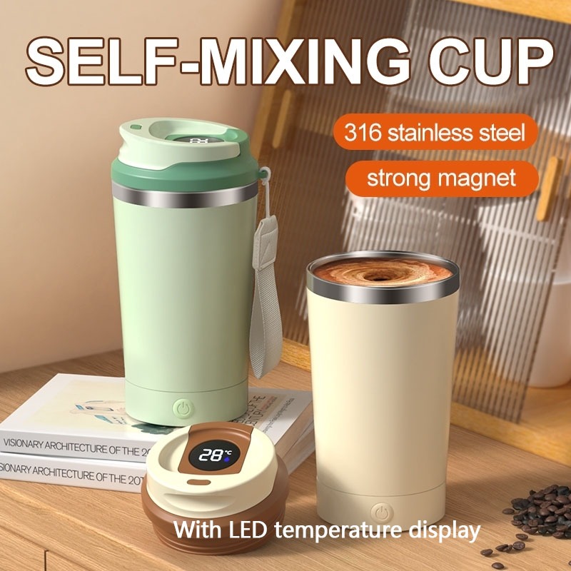 Automatic blending cup 400ml 316 stainless steel coffee milk blending ...