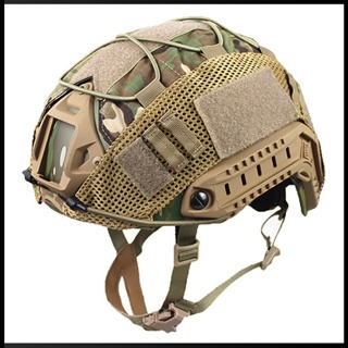 Camouflage Helmet Cover With Quick Adjustable Buckle Helmet Case ...